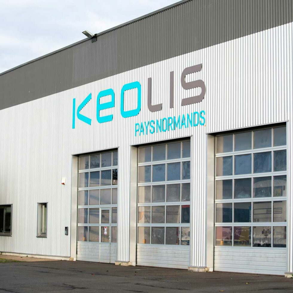 Signalétique et publicité pour Kéolis à Mondeville.